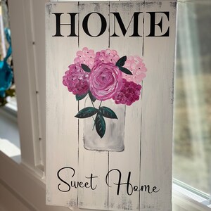 Floral Wall Art. Farmhouse Sign. Shabby Chic Sign. French Cottage Decor ...