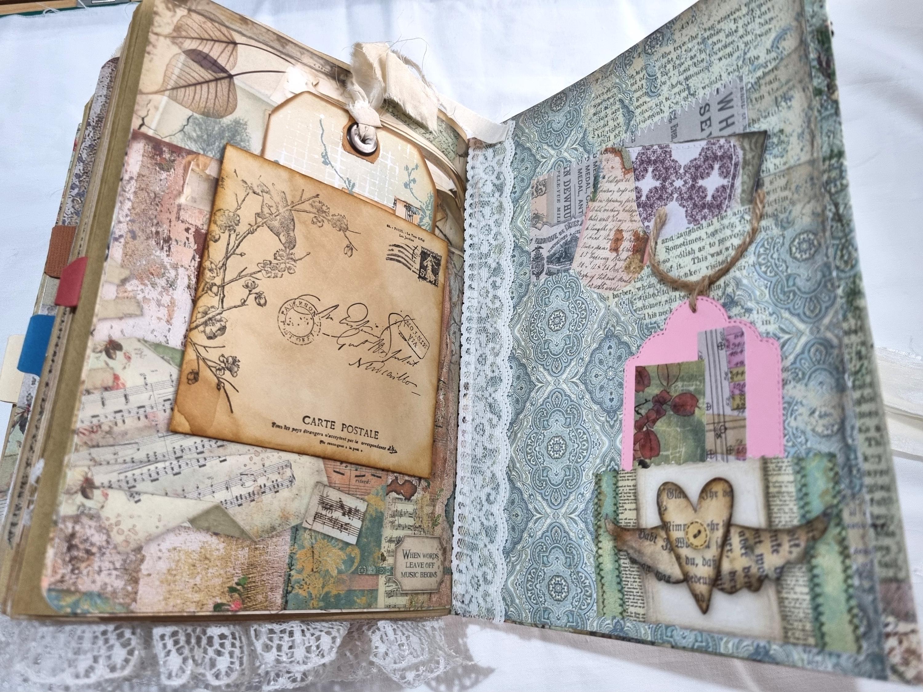 Junk Journal Hand Made Hard Cover - Etsy