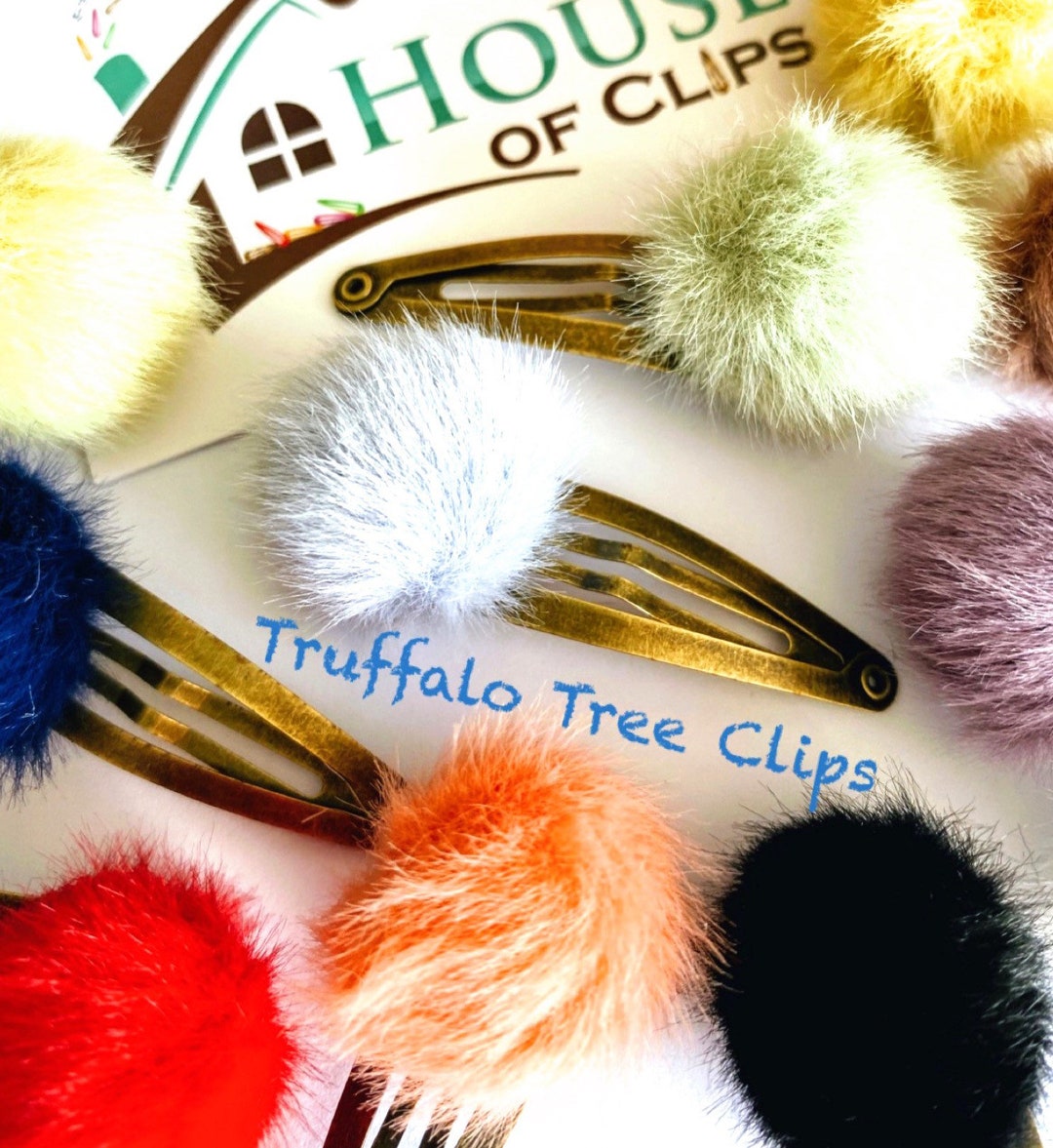 Truffalo Tree Hair Clips X1 Cute Faux Fur Hair Clips Beautiful Hair ...