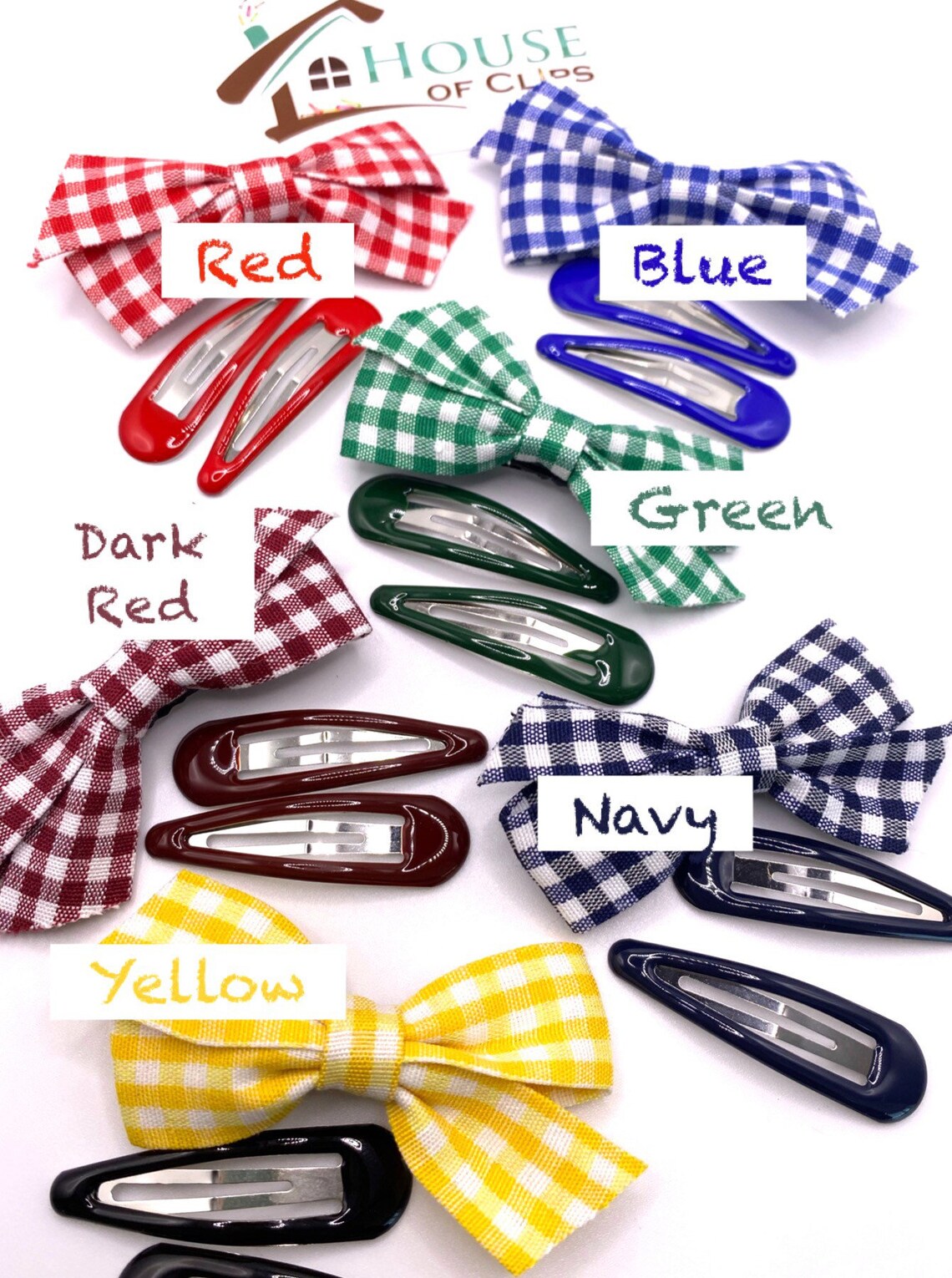 School Hair Set Back to School Bow & Hair Clips School - Etsy