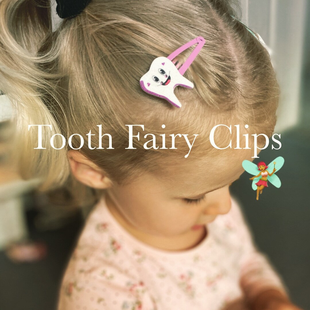 Tooth Fairy Hair Clips - Tooth Fairy Barrettes - Tooth Fairy Gifts ...