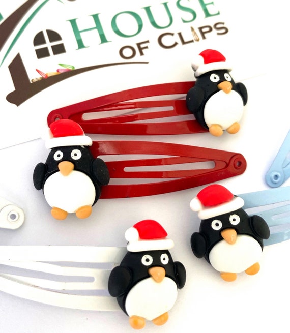 Penguin Hair Clips