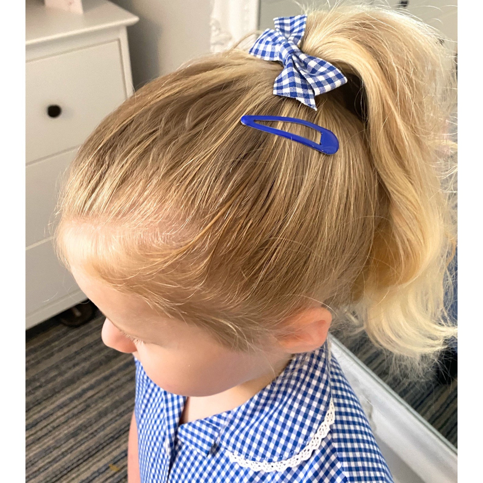 School Hair Set Back to School Bow & Hair Clips School - Etsy