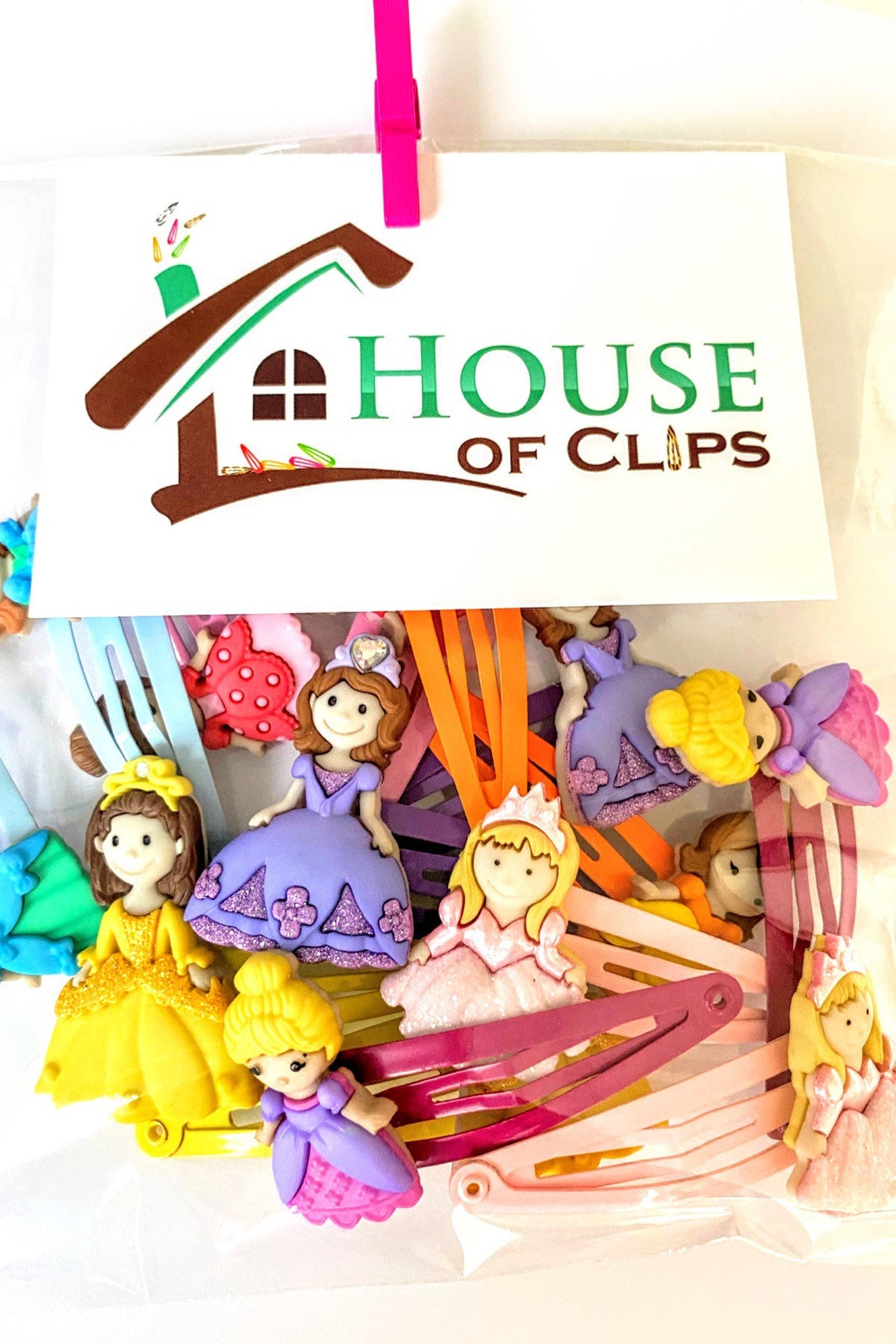 Princess Gift Set X7 Sets of Princess Hair Clips Gifts for - Etsy