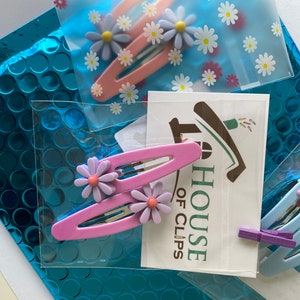 Daisy Hair Clips X2 - Non-slip Hair Clips - Flower Hair Clips ...