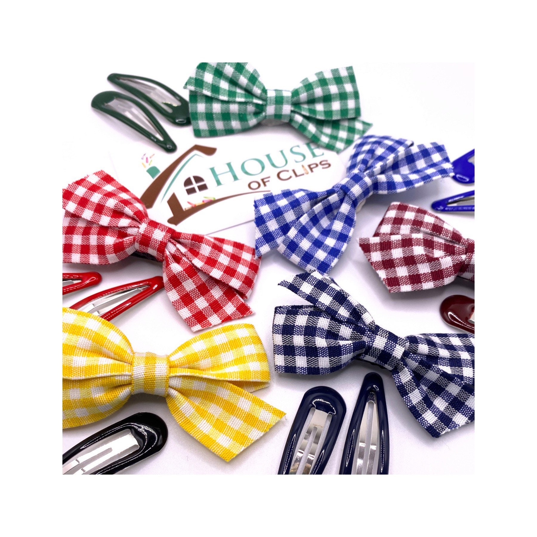 School Hair Set Back to School Bow & Hair Clips School - Etsy