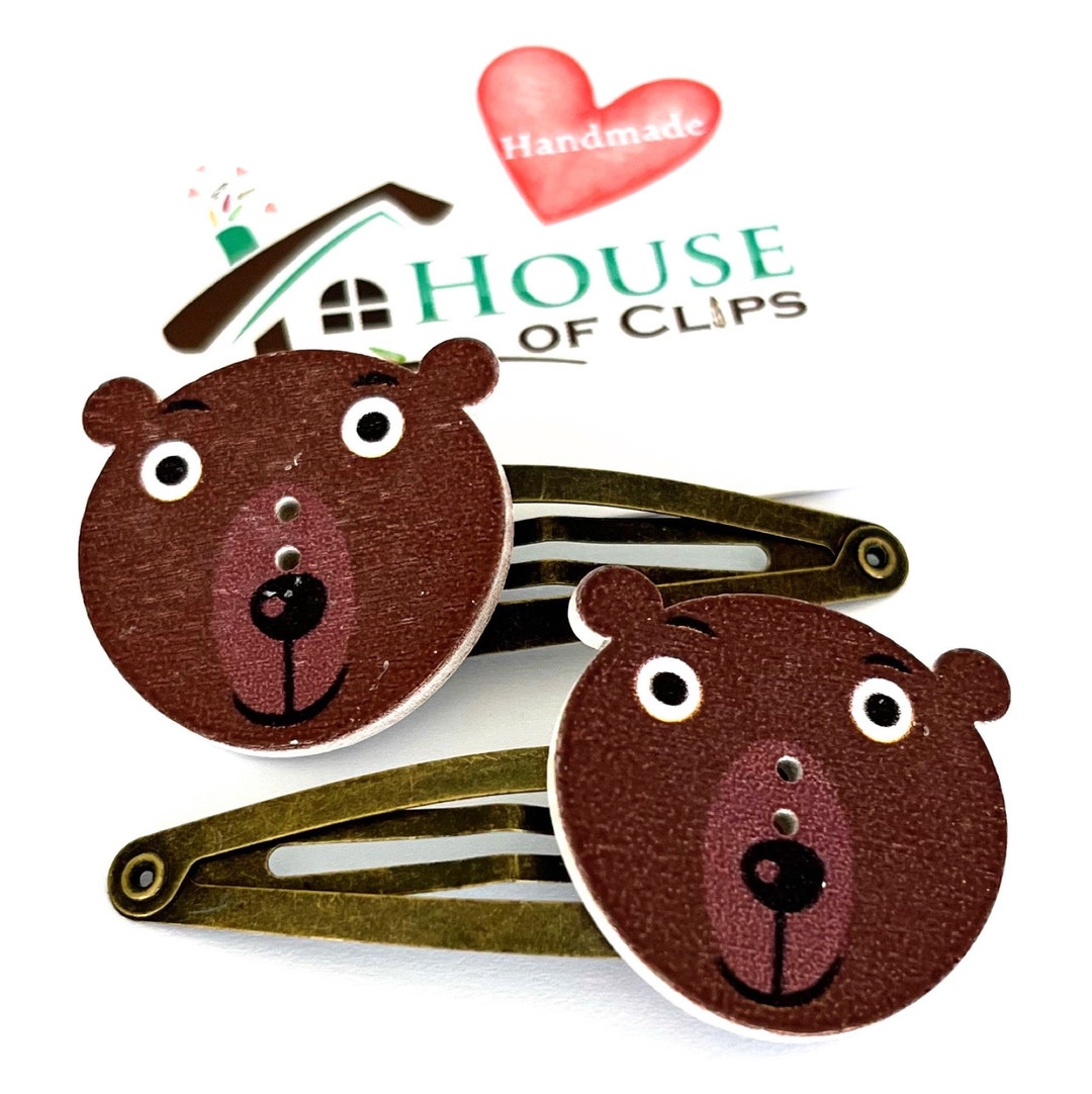 Victorian Hair Clip Collection - Bernice Bear Hair Clips - Bear Hair ...