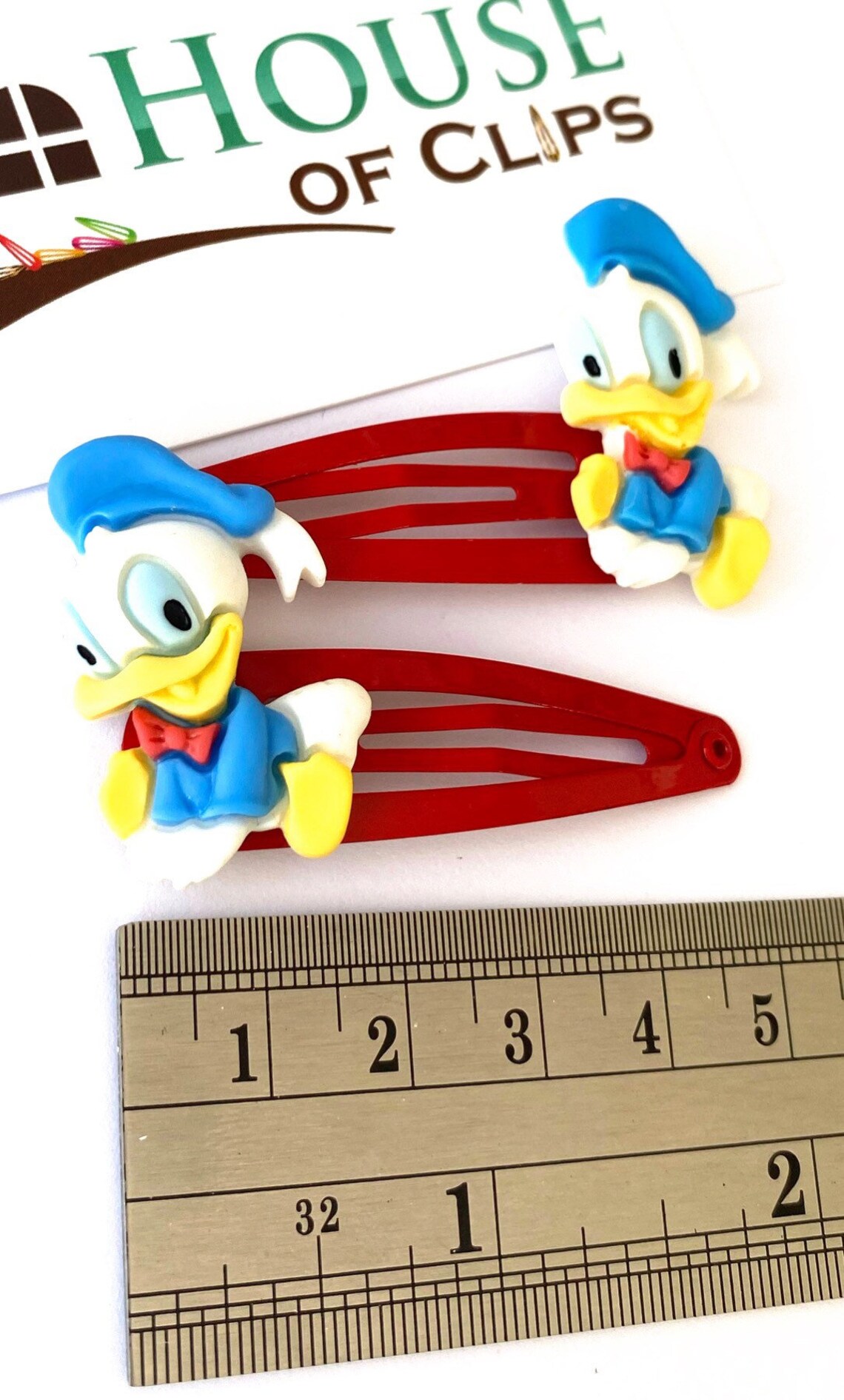 Donald Duck Hair Clips - Disney Hair Clips - Baby Donald Duck Hair ...