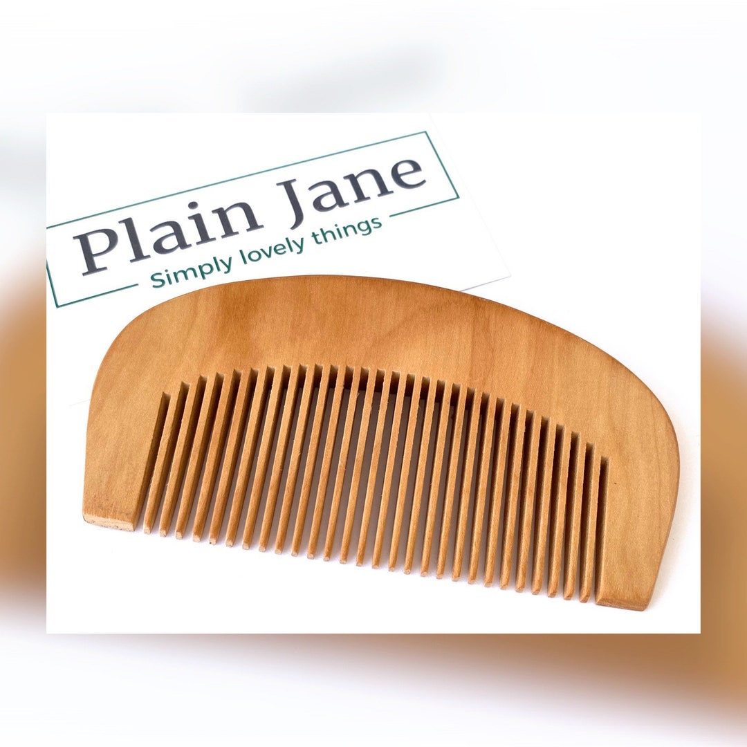 Desert Island Comb by Plain Jane - Wooden Comb - 100% Natural Wood Comb ...