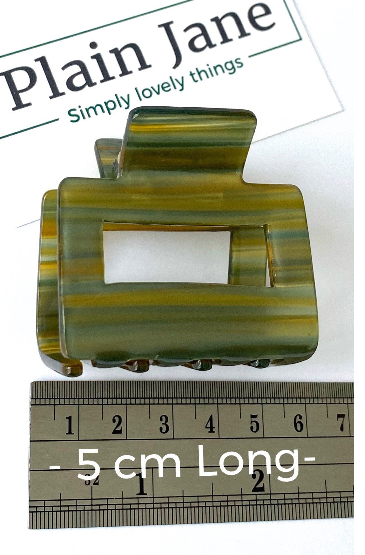 The Handbag Claw by Plain Jane Ladies Square Hair Claw - Etsy