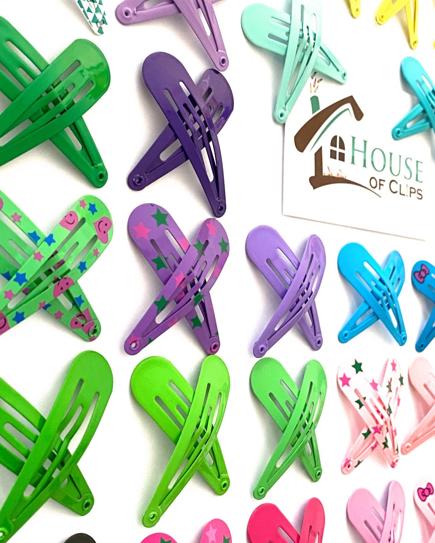 Hair Clips Various Colours X2 You Choose Hair Clips Plain | Etsy