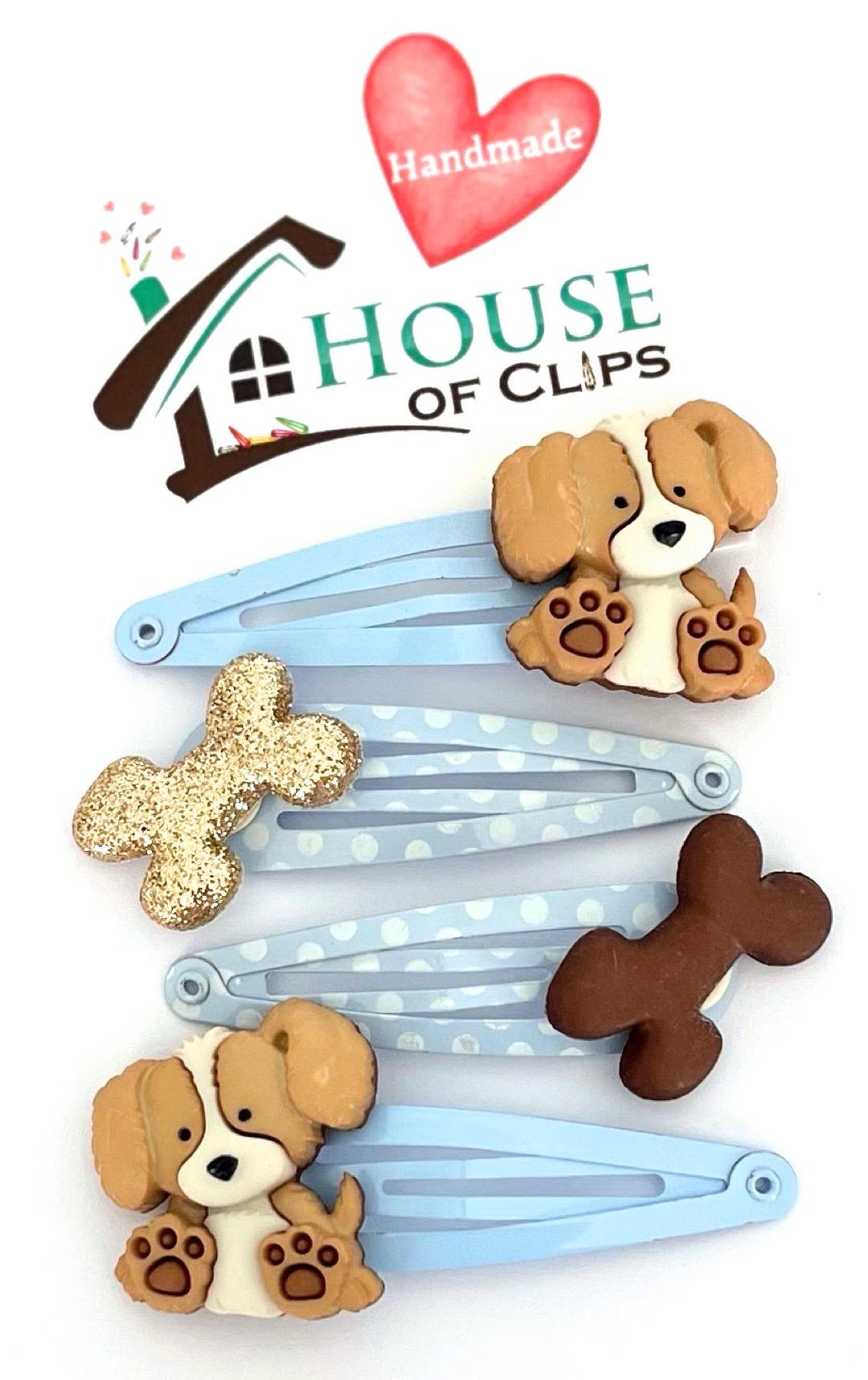My Puppy Dog Clips X4 - Dog Hair Clips - Puppy Hair Slides - Dog ...