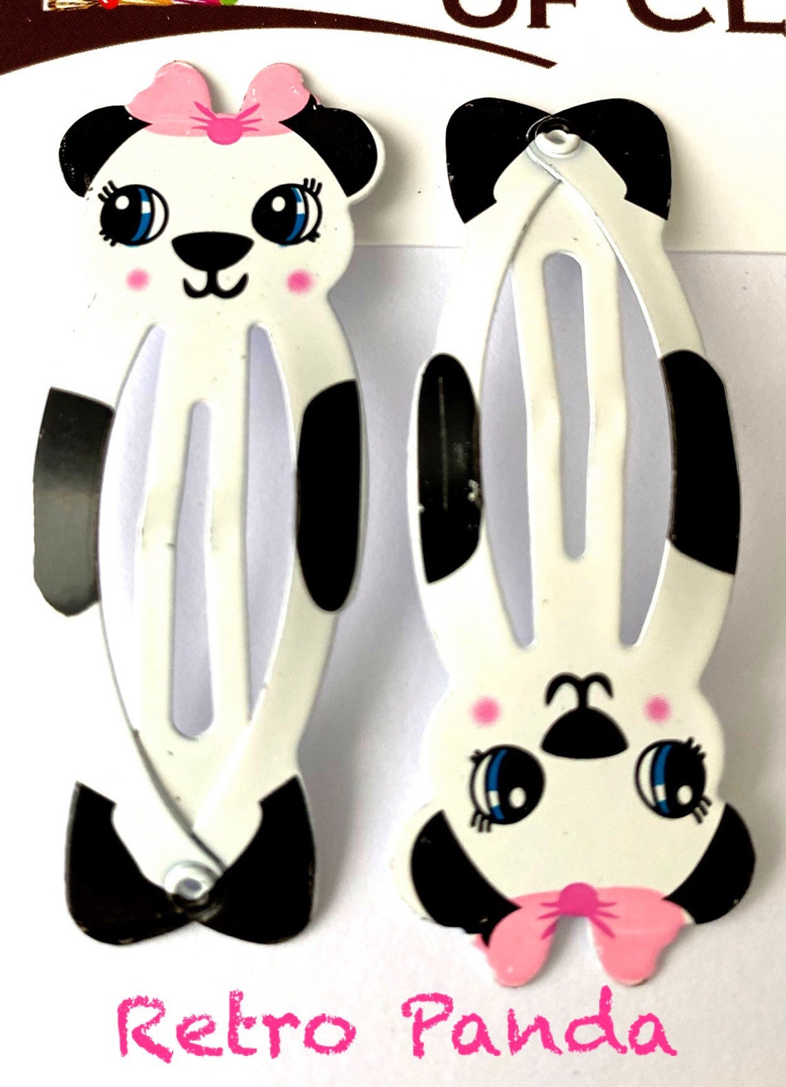 Retro Animal Hair Clips x2 Animal Non Slip Barrettes Great | Etsy