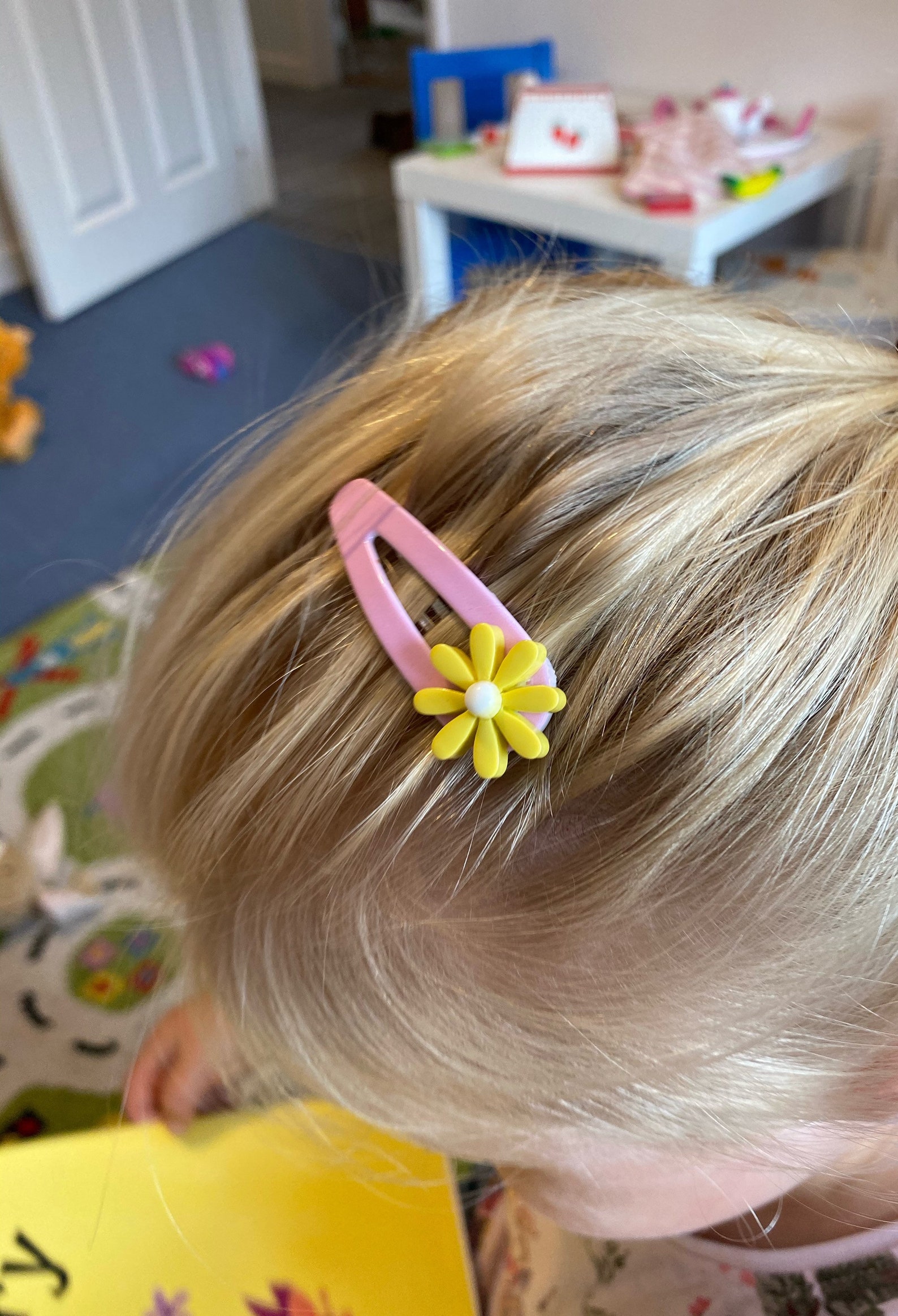 Daisy Hair Clips x2 Non-Slip Hair Clips Flower Hair Clips | Etsy