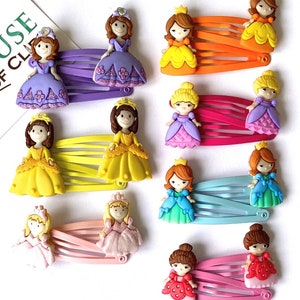 Princess Gift Set - X7 Sets of Princess Hair Clips - Gifts for A ...