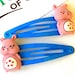 Hammy the Hamster Hair Clips X2 - Hamster Non Slip Barrettes - Great ...