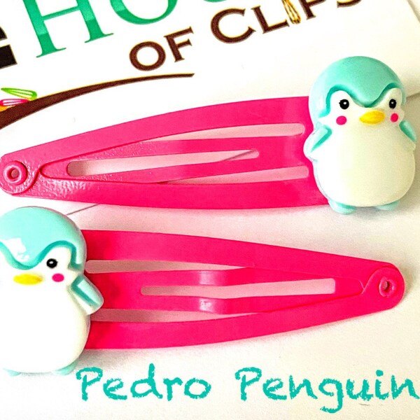 Penguin Hair Clip - Etsy