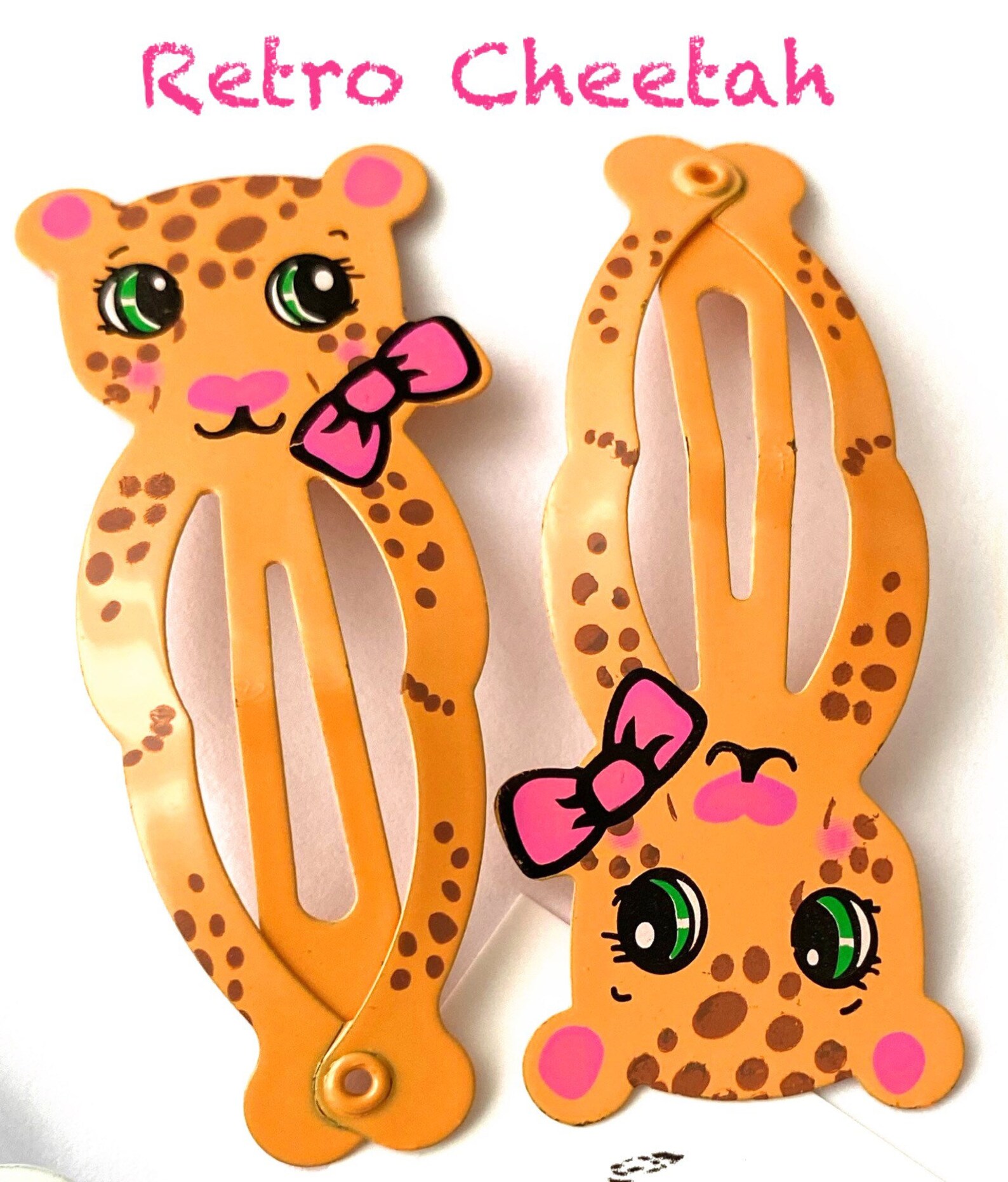 Retro Animal Hair Clips X2 Animal Non Slip Barrettes Great - Etsy UK