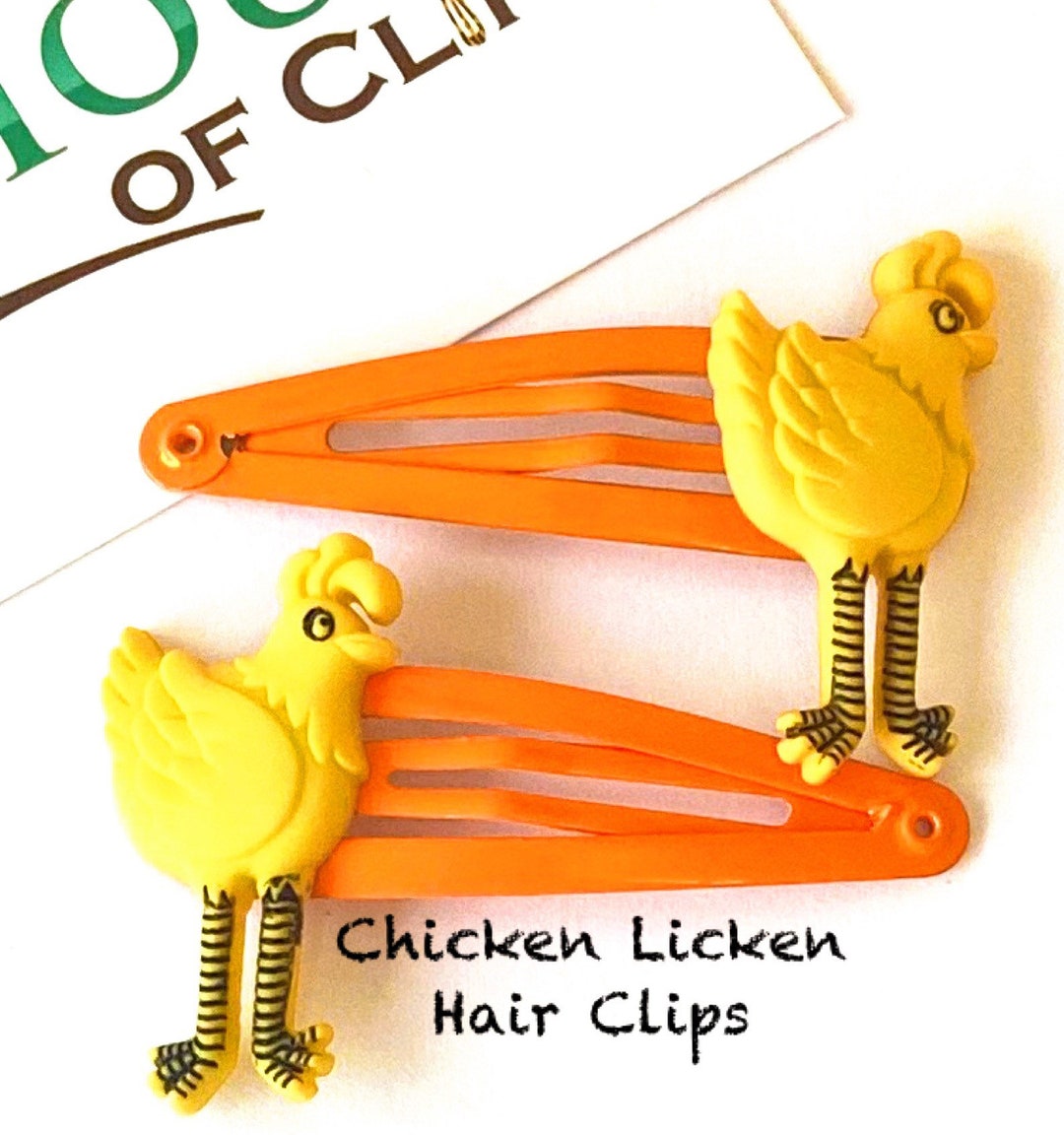 Chicken Licken Clips - Chicken Hair Clips - Chicken Barrettes - Chicken ...