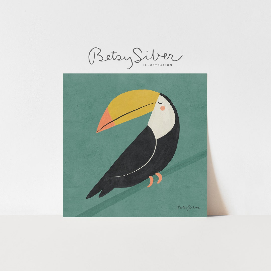 Tucan Art Print | Kid Room Decor | Nursery Wall Art | Tucan Wall Art ...