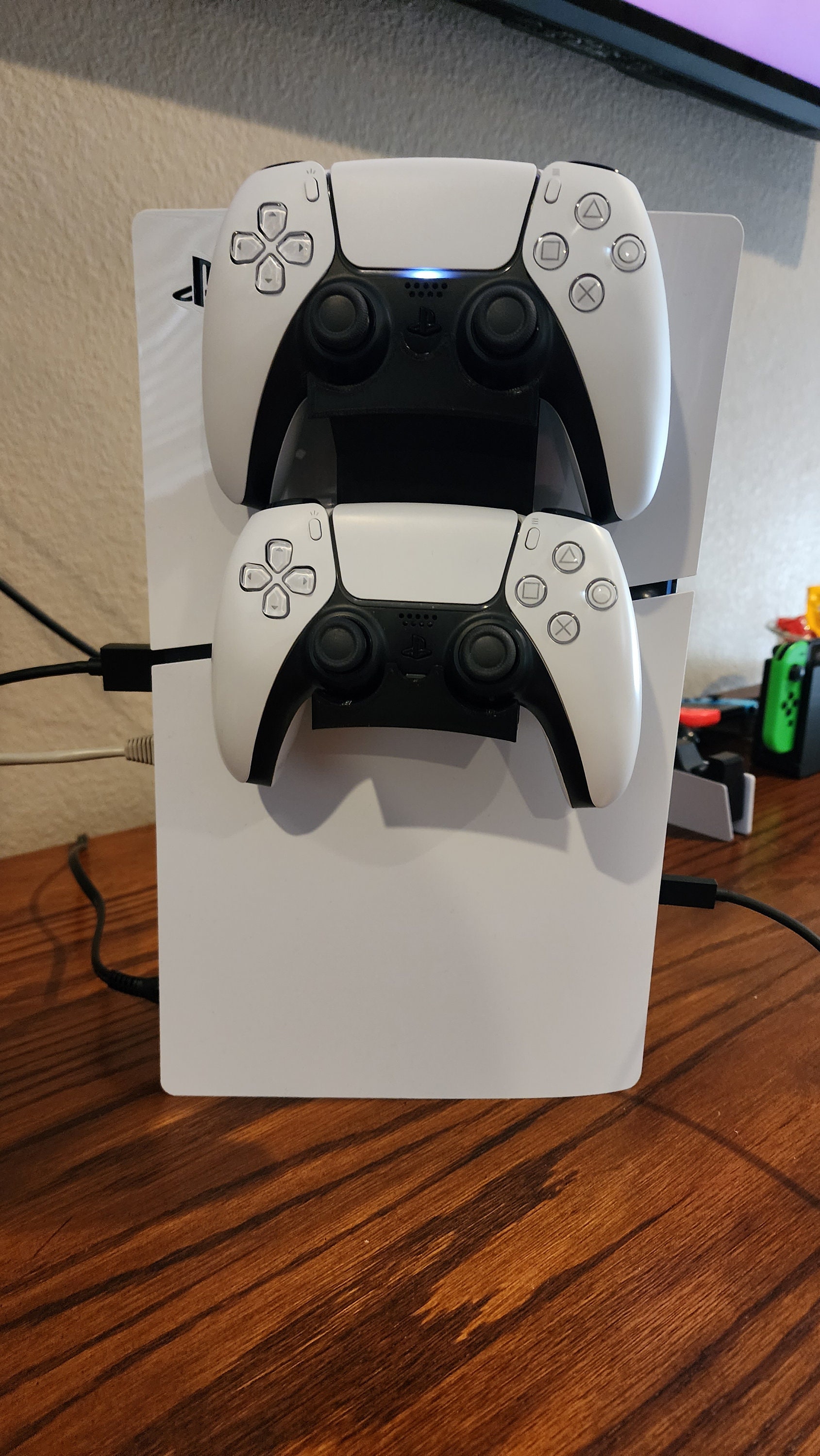 Playstation 5 Dual Controller Holder Clip Works With PS5 Slim and Full ...