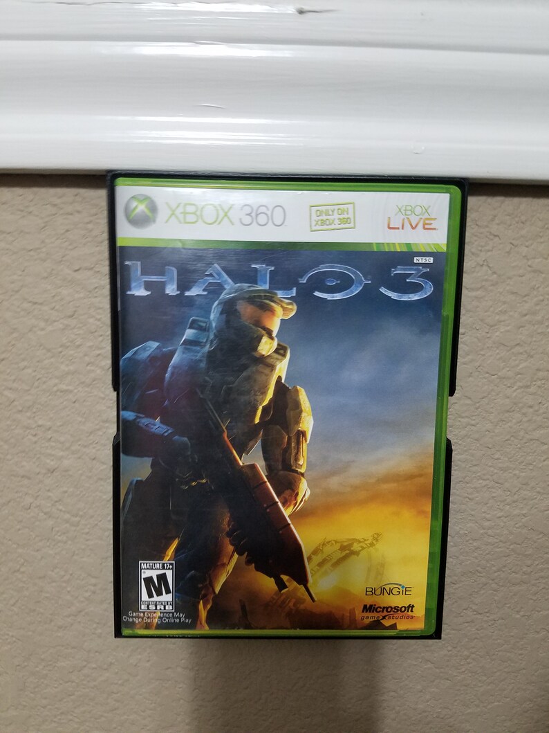 Xbox 360 Game / Case Wall Mount Video Game - Etsy