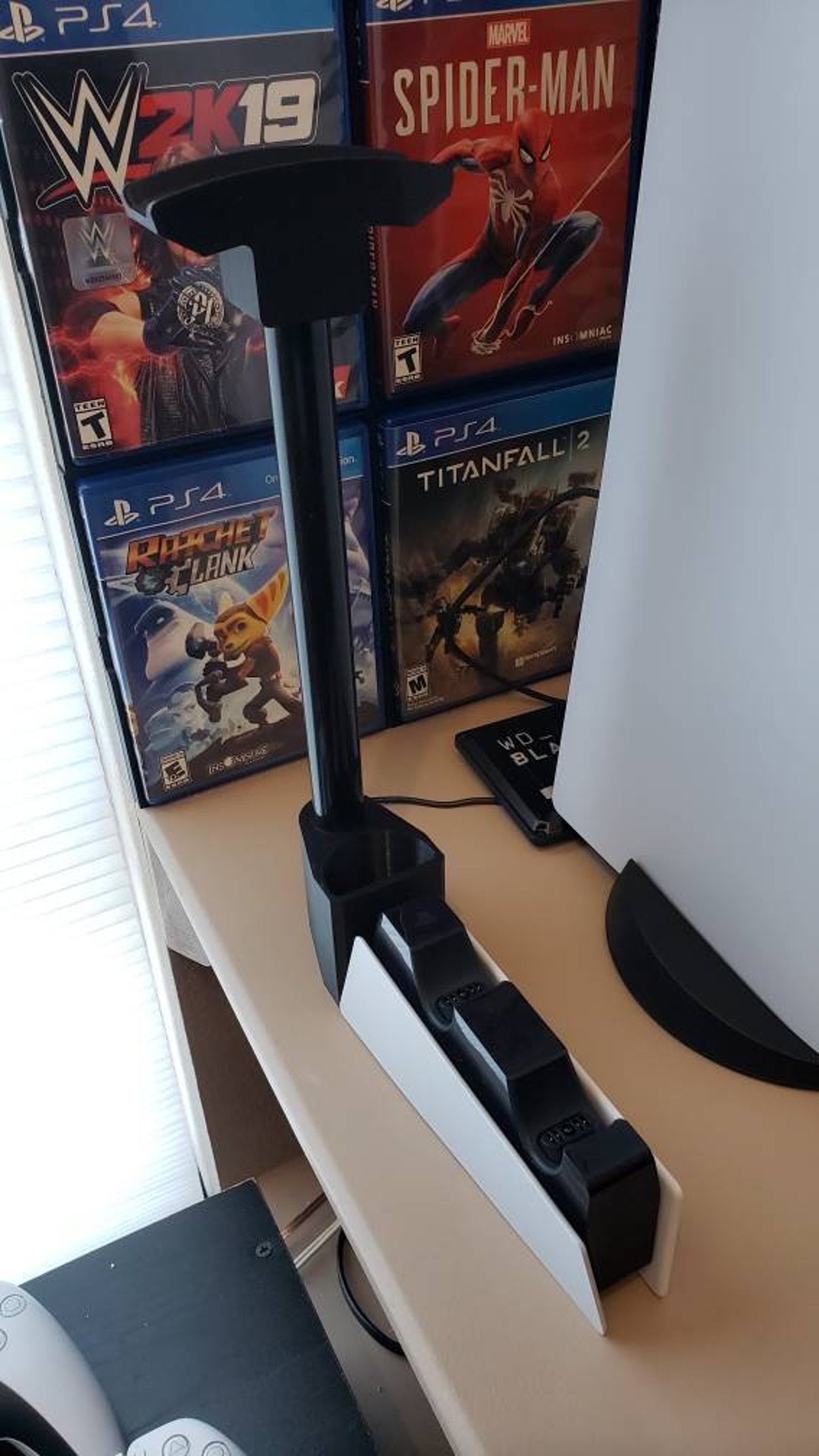 Playstation 5 Headphone Stand and Media Remote Holder for the - Etsy