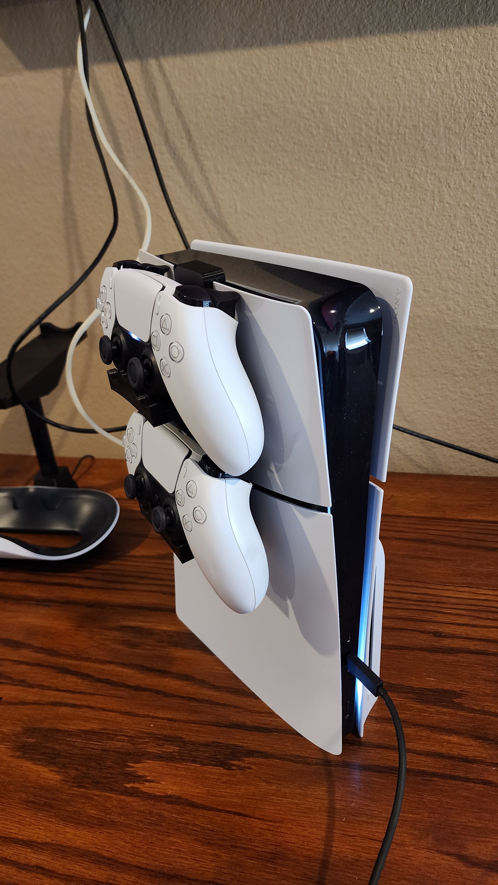 Playstation 5 Dual Controller Holder Clip Works With PS5 Slim and Full ...