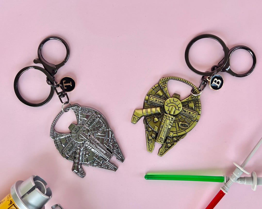 Star Wars Millennium Falcon Bottle Opener Keychain Custom Star Wars ...
