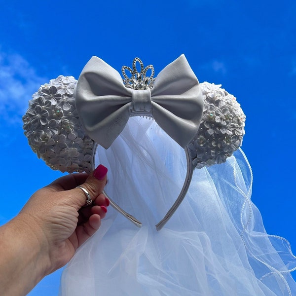 Wedding Mickey Ears - Etsy
