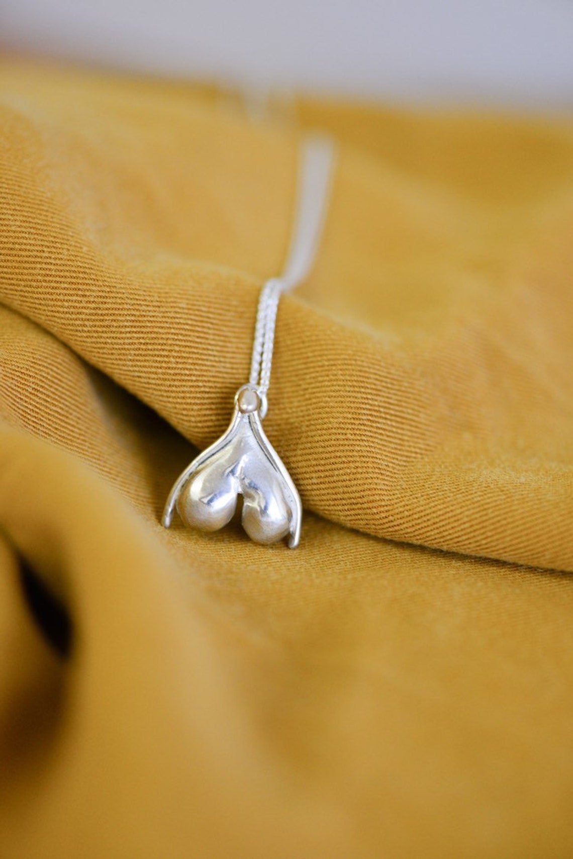 Clitoris Pendant Silver Clit Necklace Feminist Jewelry By Kieve