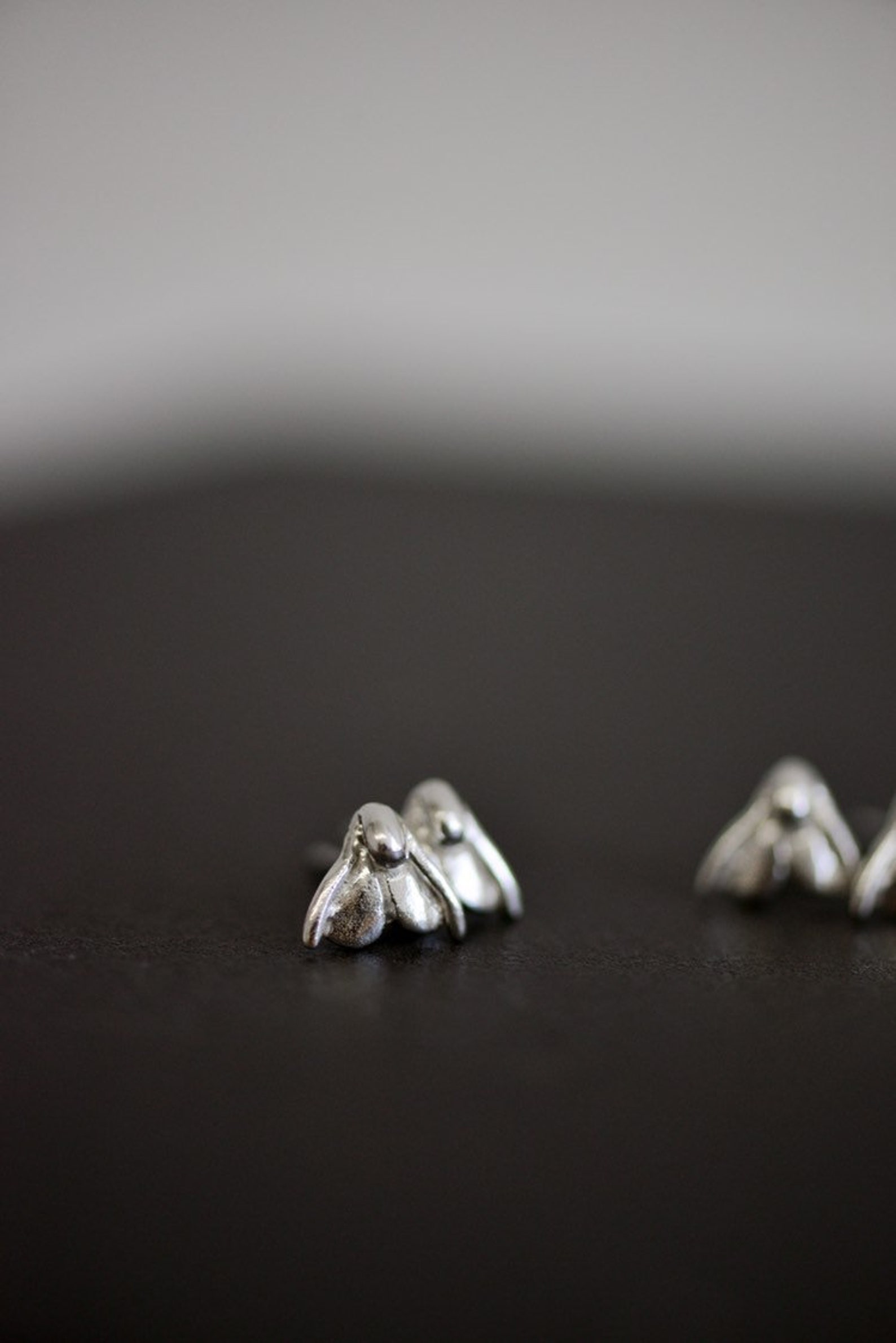 Clitoris Earrings - Sterling Silver Delicate Clit Studs Handmade by ...