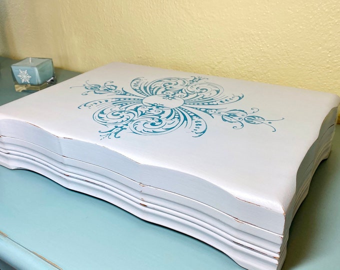 Upcycled Repurposed Vintage Silverware Box, Jewelry Box, Keepsake Box ...