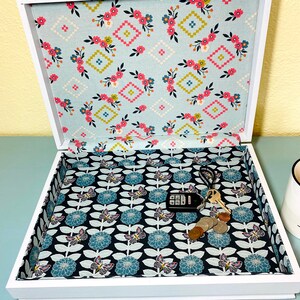 Upcycled Repurposed Vintage Silverware Box, Jewelry Box, Keepsake Box ...