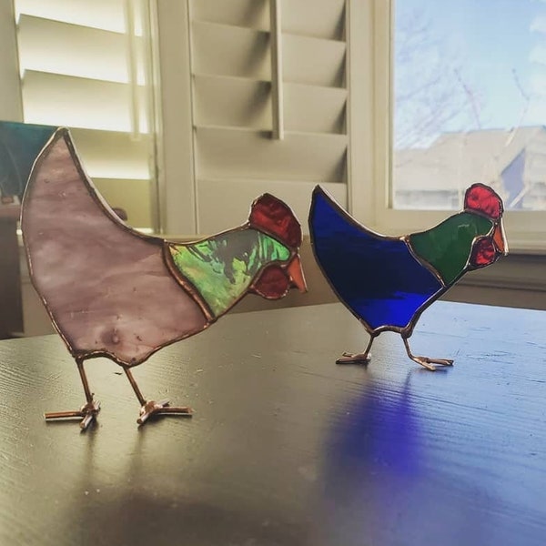 Glass Chicken - Etsy