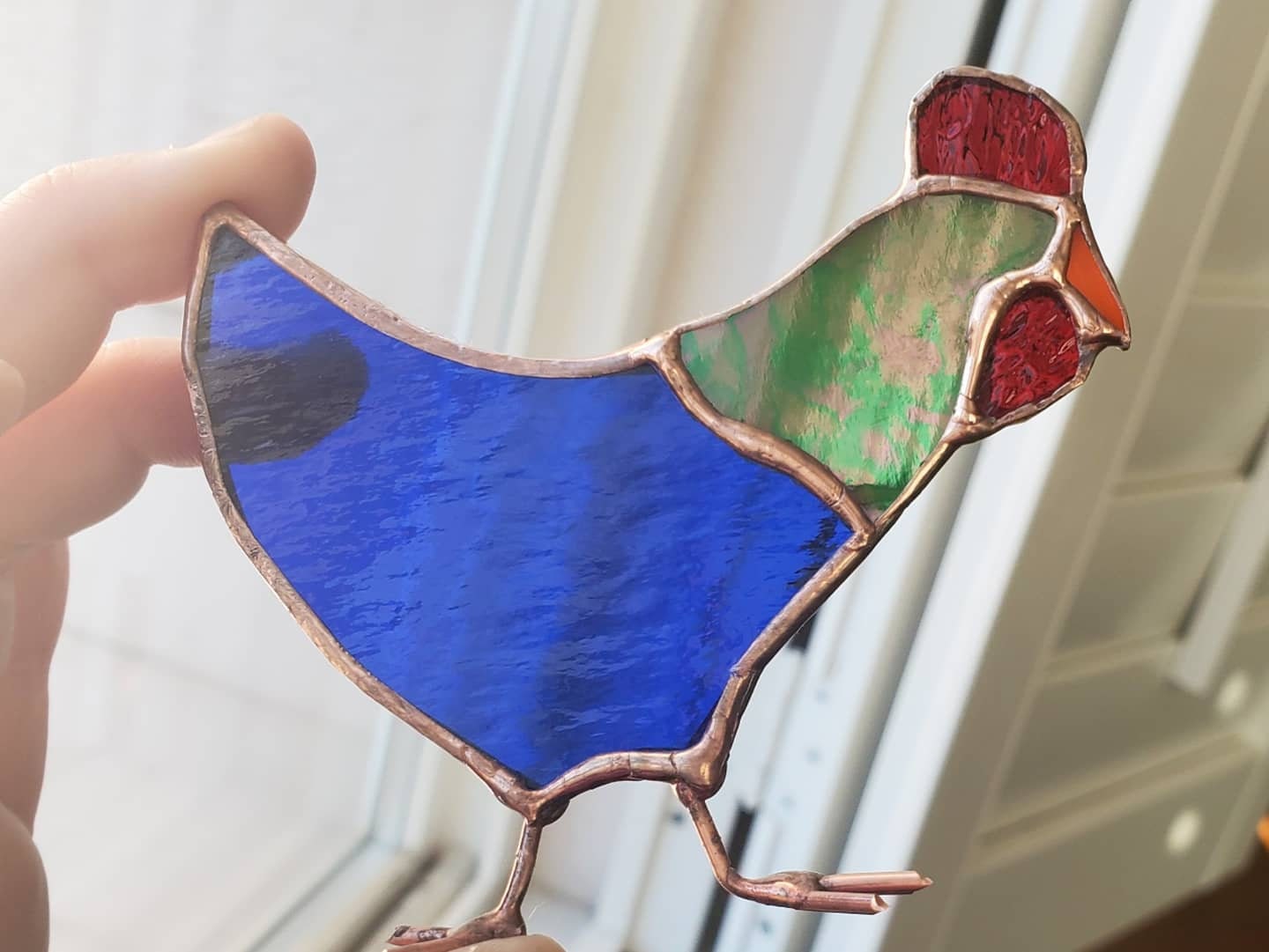 Chicken Stained Glass | Etsy