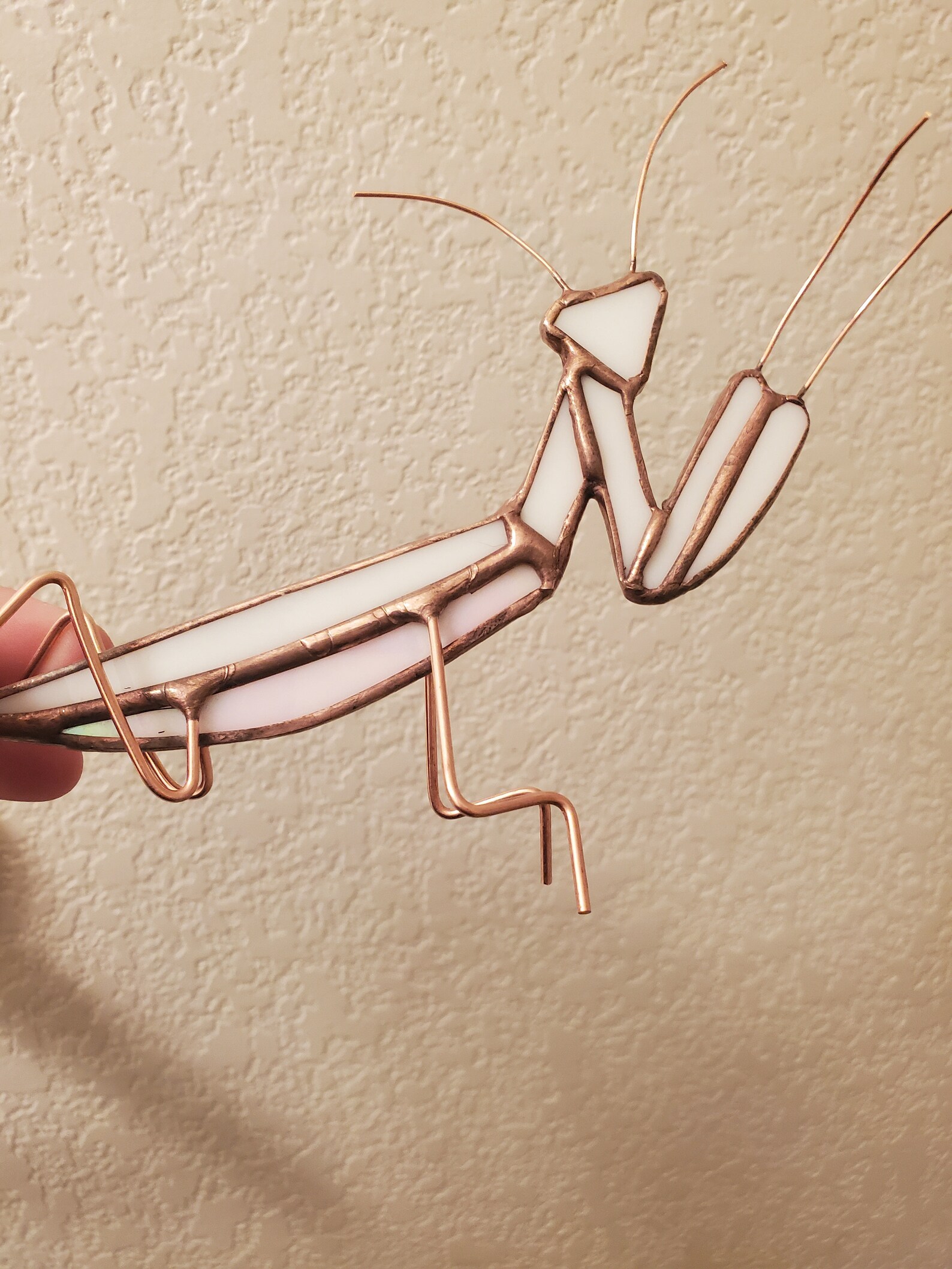 Praying Mantis Stained Glass Freestanding - Etsy