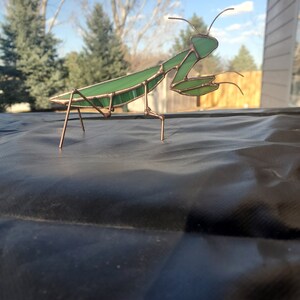 Praying Mantis Stained Glass Freestanding | Etsy