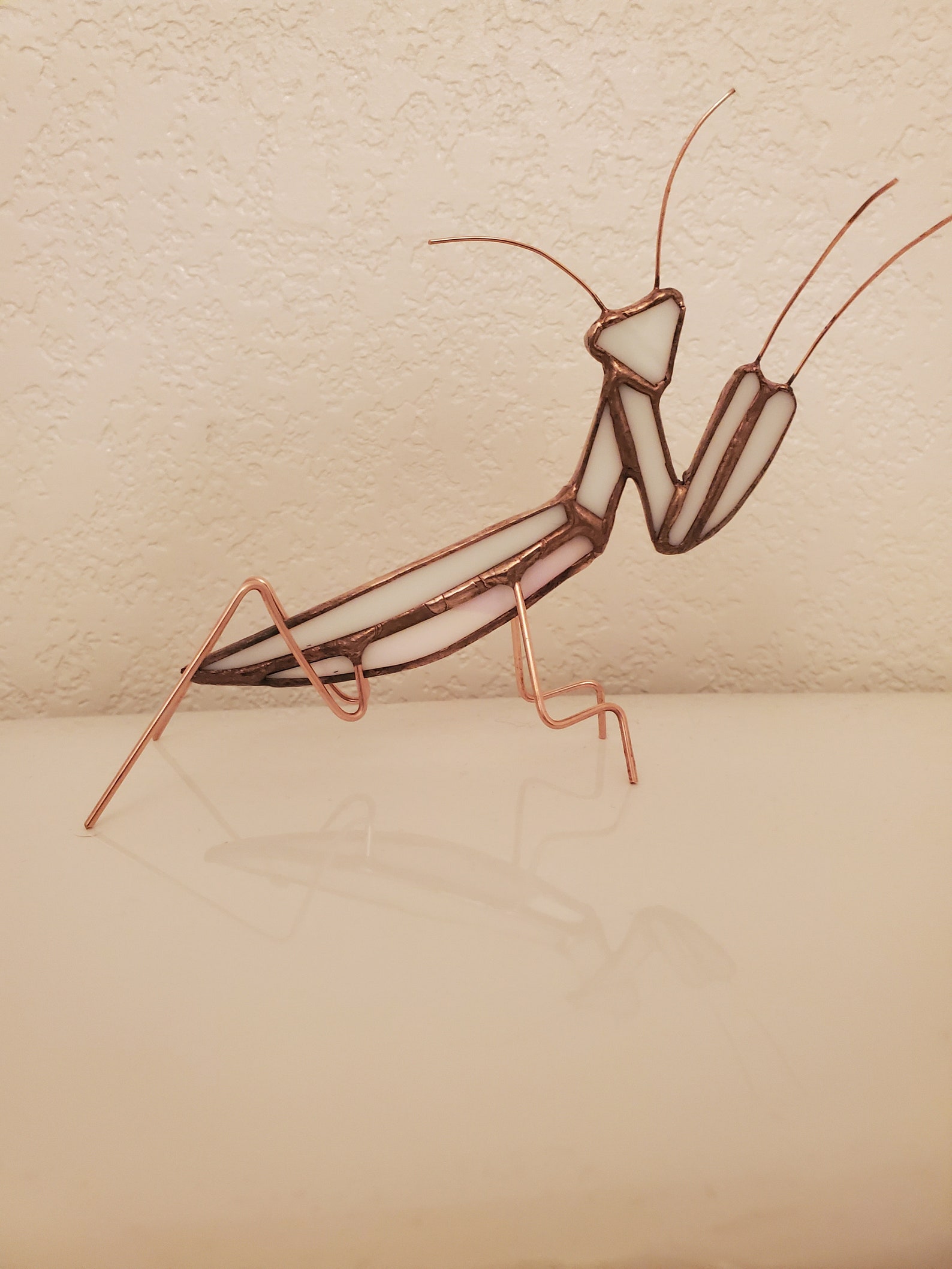 Praying Mantis Stained Glass Freestanding - Etsy