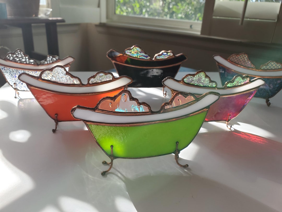 Bath Tubs With Bubbles Stained Glass - Etsy