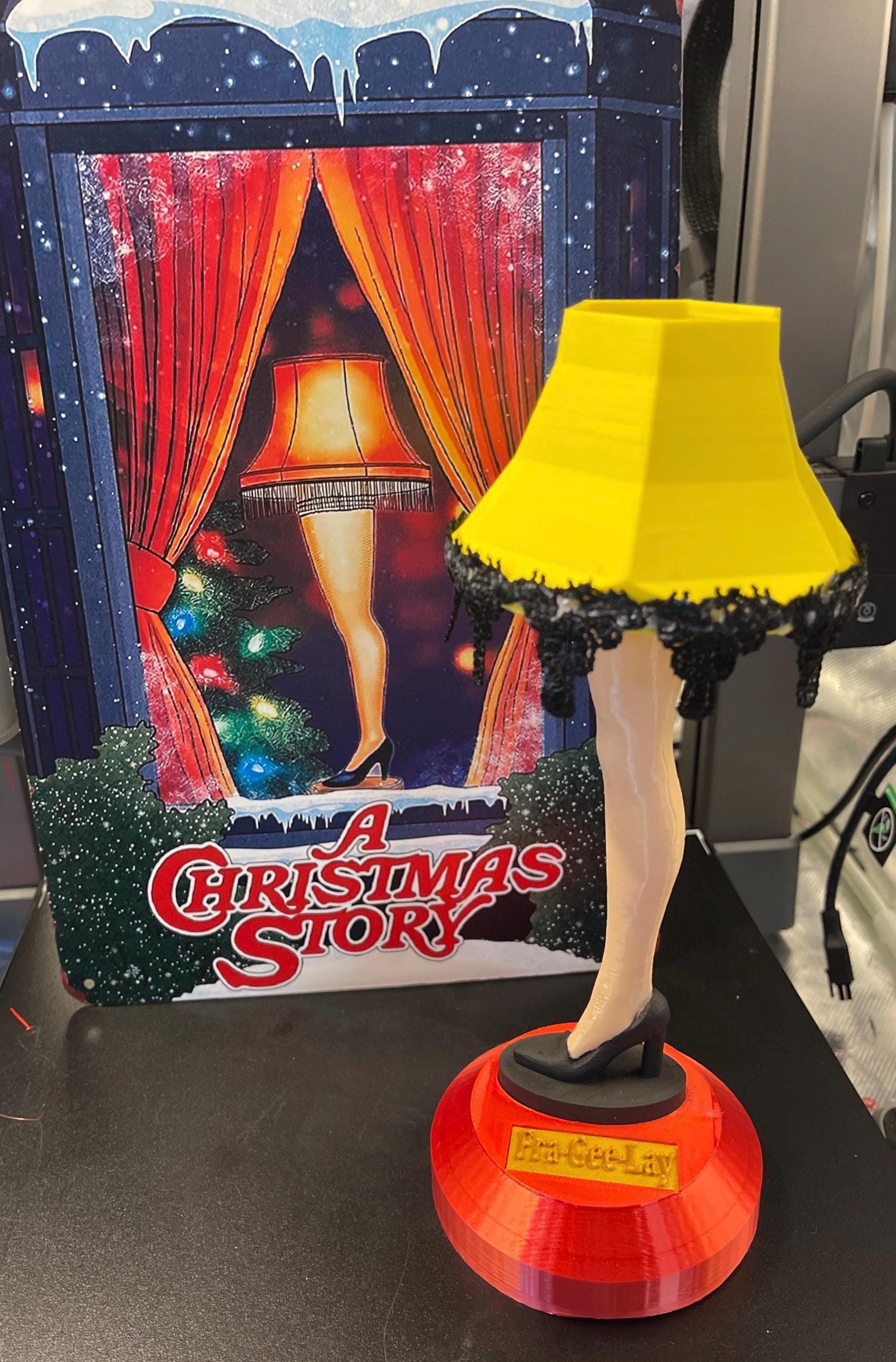 From the Movie Titled: "a Christmas Story" Leg Lamp! - Etsy