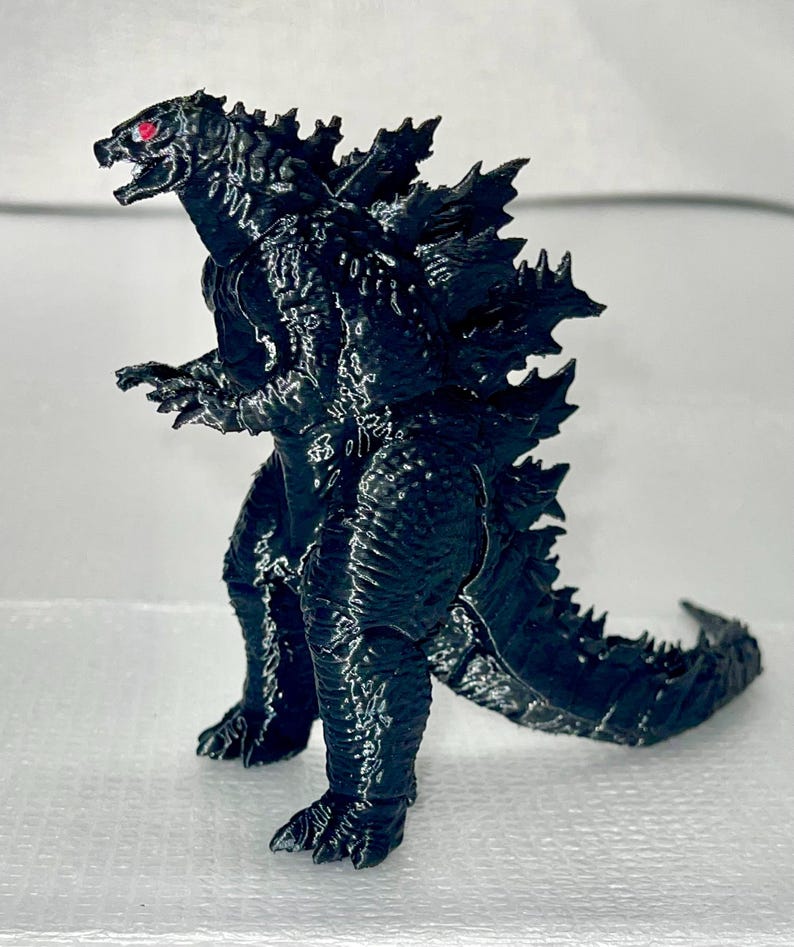 Classic 3D Printed Godzilla! - Etsy