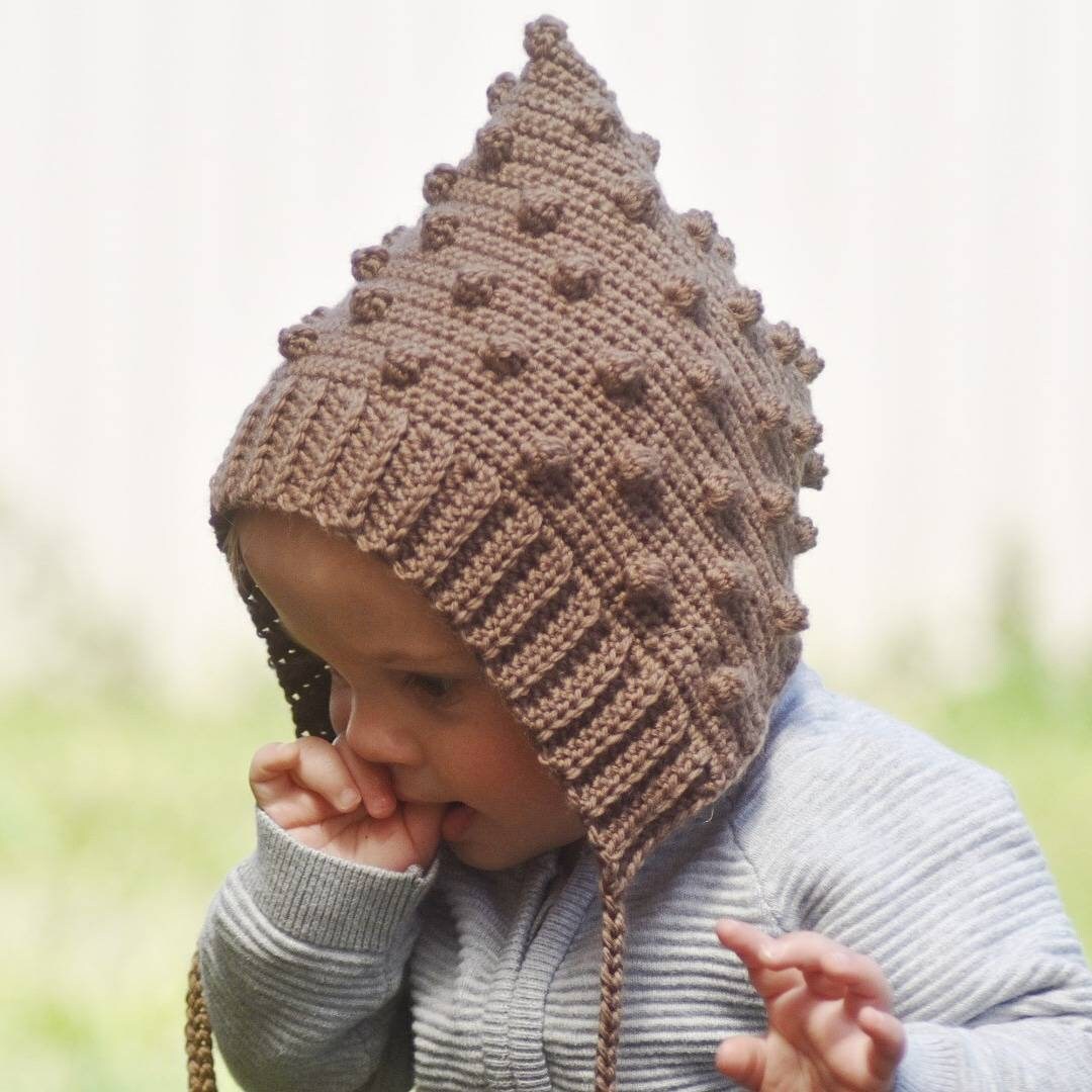 PATTERN ONLY Baby/Infant Bobble Pixie Bonnet | Etsy