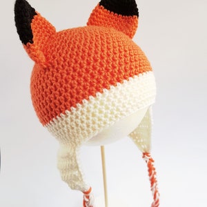 PATTERN ONLY - Toddler/child Fox Beanie/beanie Crochet Pattern/fox ...