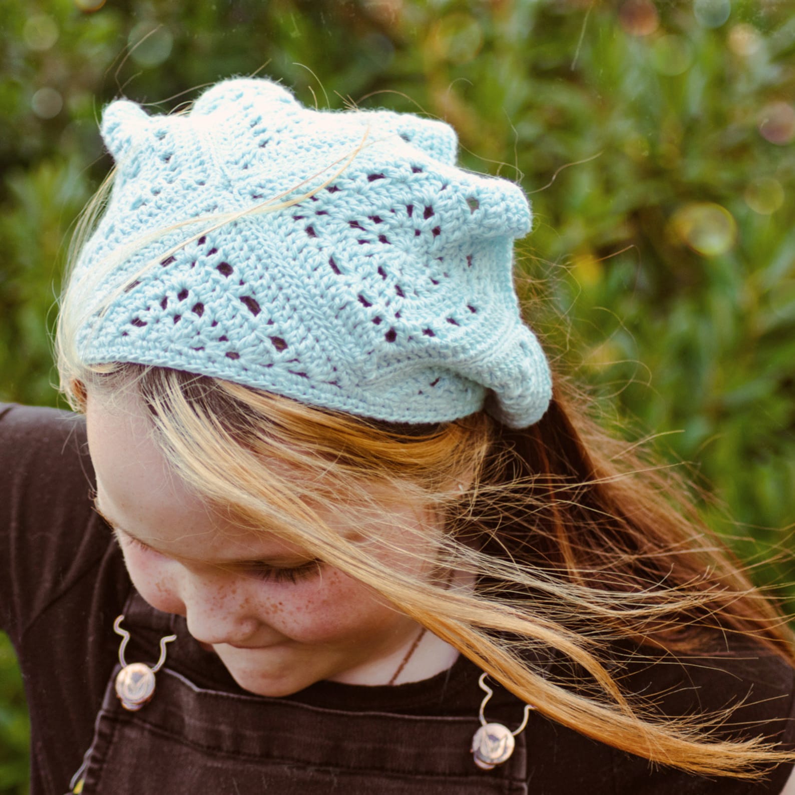 PATTERN ONLY - Crochet Ginny Headscarf. Toddler/child/adult Sizes. Boho ...