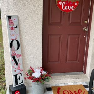 Front Door Decor 3D Hello Hello Valentine Valentines Front Door Decor ...