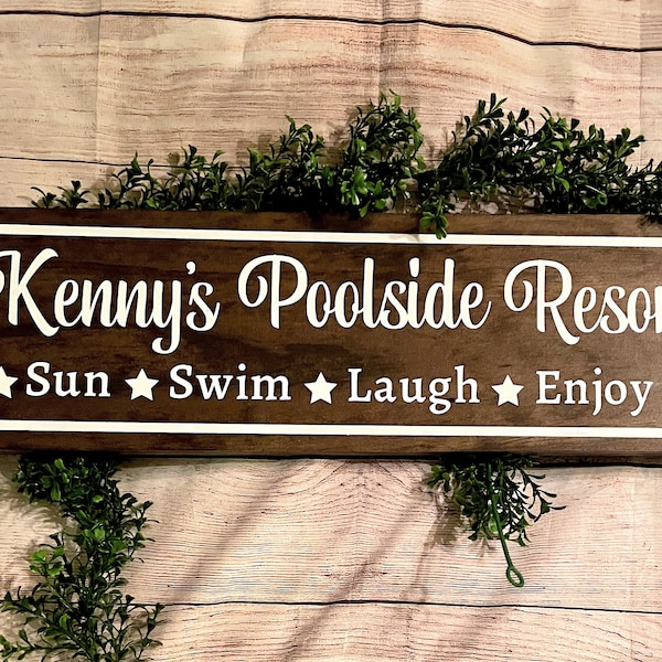 Outdoor Pool Signs - Etsy