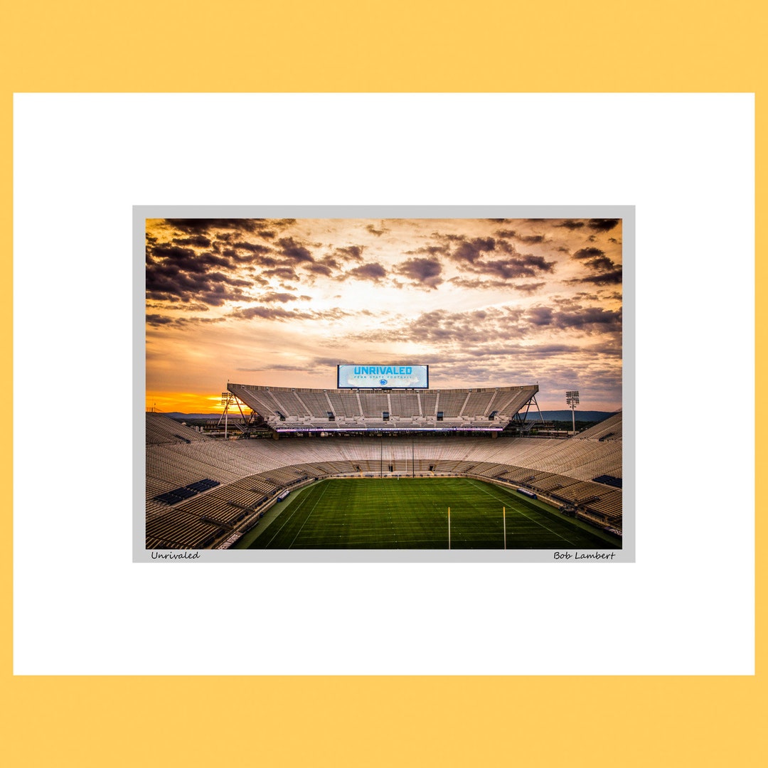 Beaver Stadium Photo at Penn State Hand Signed, Matted, Titled ...