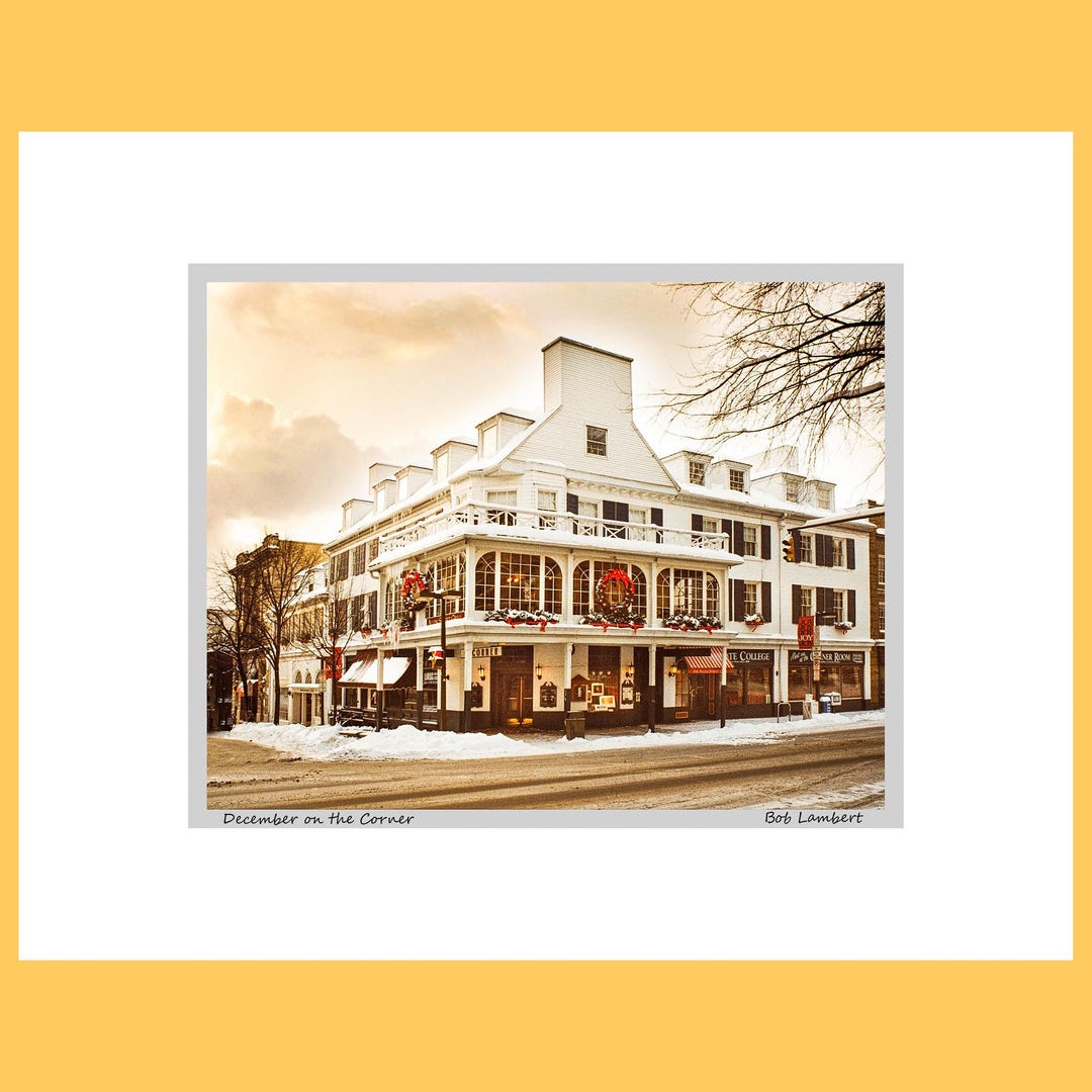 Corner Room, Penn State, Signed Photo Print, Downtown State College, PA ...