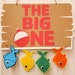 The Big One Birthday Door Sign, Fishing Birthday Sign, Ofishally One ...
